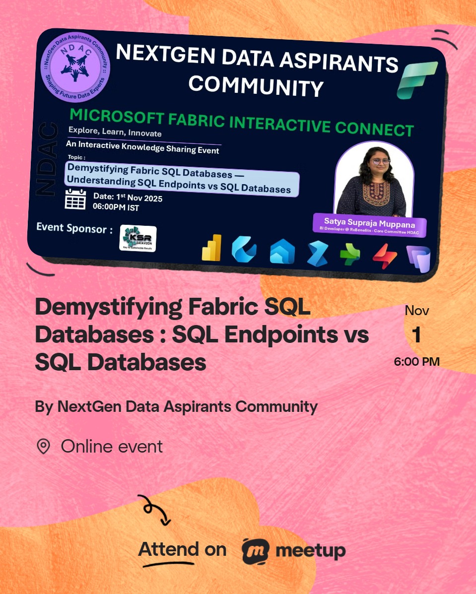 NDAC - NextGen Data Aspirants Community